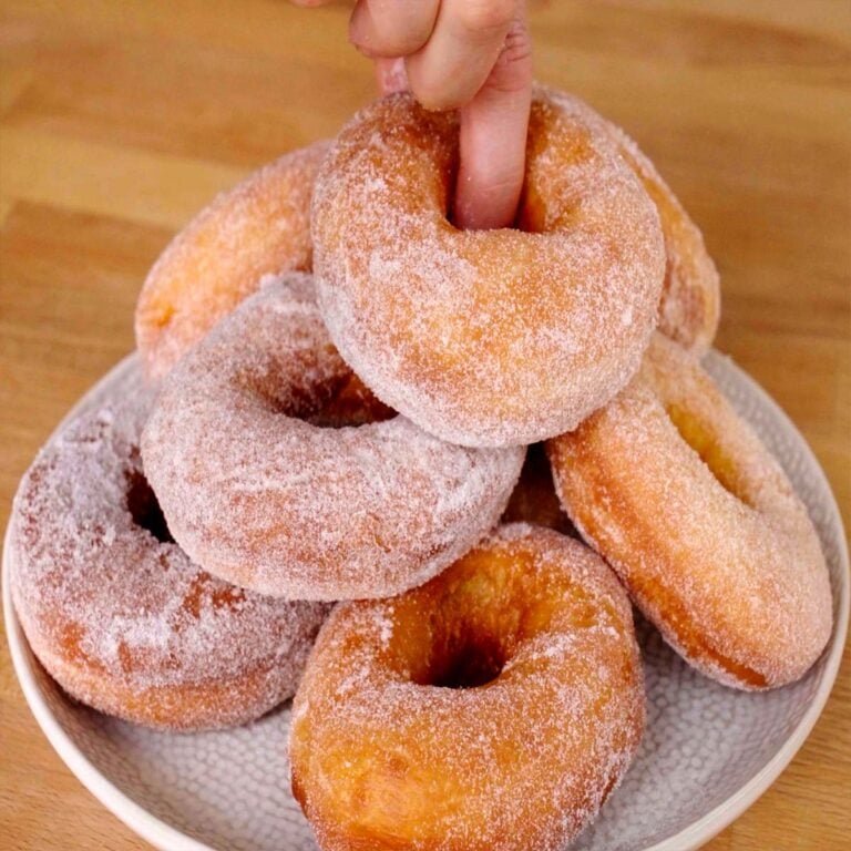 Homemade Sugar Donuts (With Video)