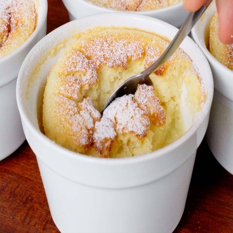 Lemon Pudding Cake Recipe (Two Layers, Soft Sponge & Creamy Pudding)