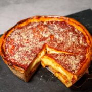 Deep Pan Chicago-Style Pizza Pie the Mouth-watering Goodness