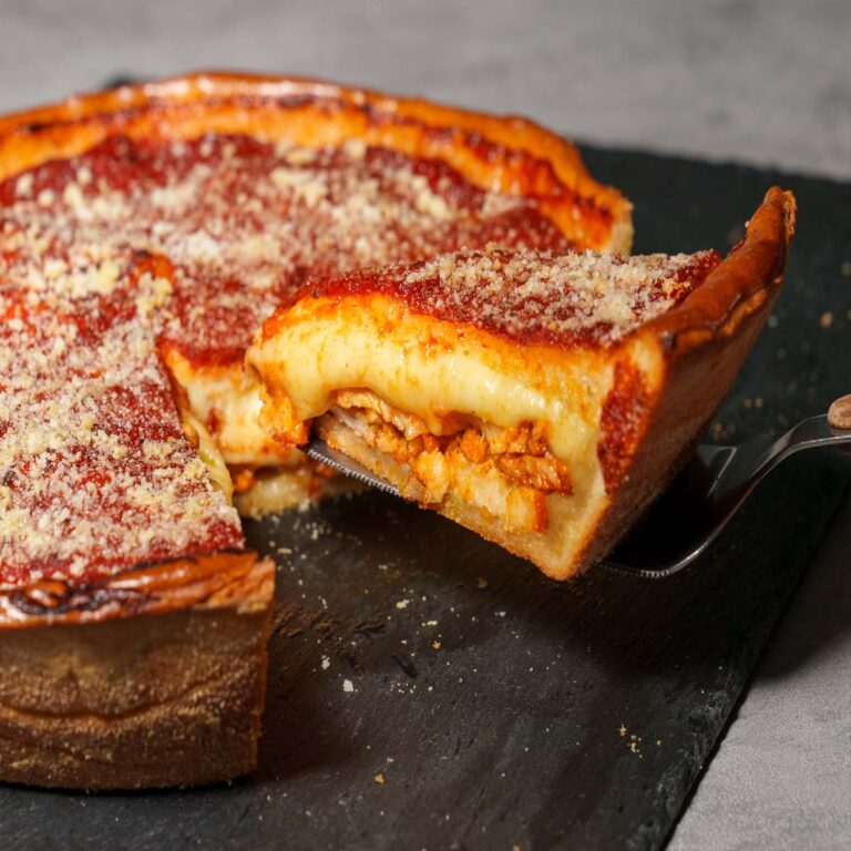 Chicago-Style Deep Dish Pizza (with VIDEO)