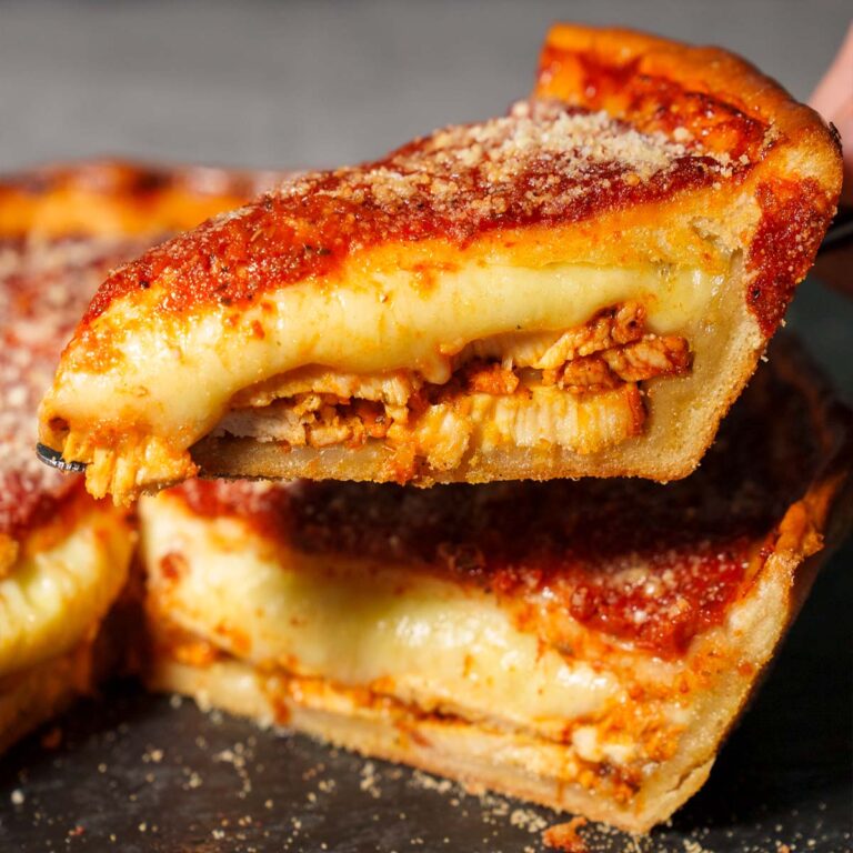 Chicago-Style Deep Dish Pizza (with VIDEO)