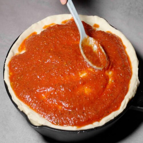 Chicago-Style Deep Dish Pizza (with VIDEO)