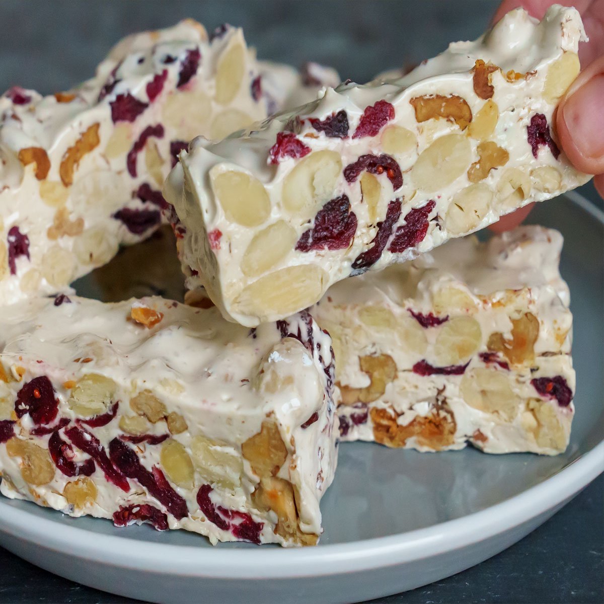 Almond Walnut Cranberry Nougat Recipe