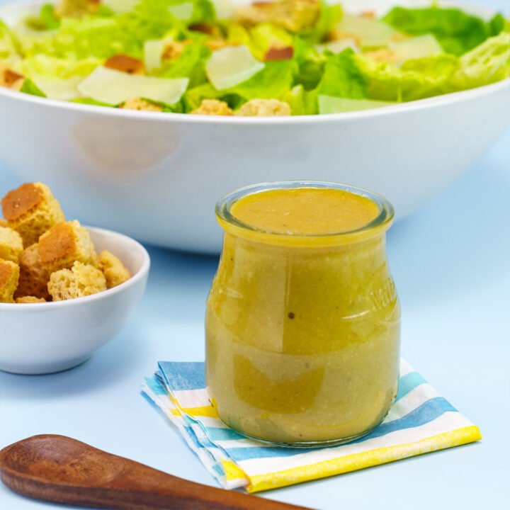 Traditional Caesar Dressing {10x better} (with VIDEO) - Vargasavour Recipes