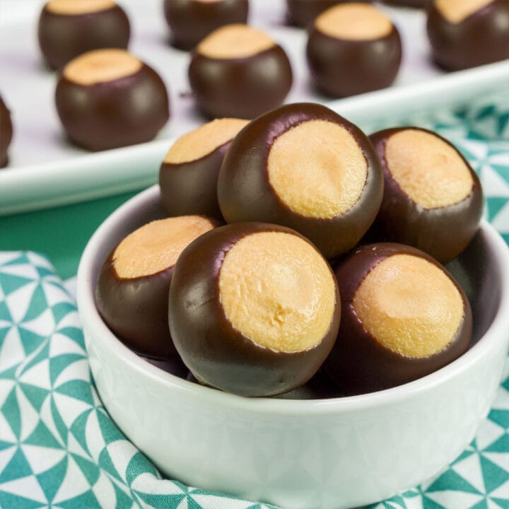 Buckeye Candy Recipe (Easy No-Bake Peanut Butter Treat)