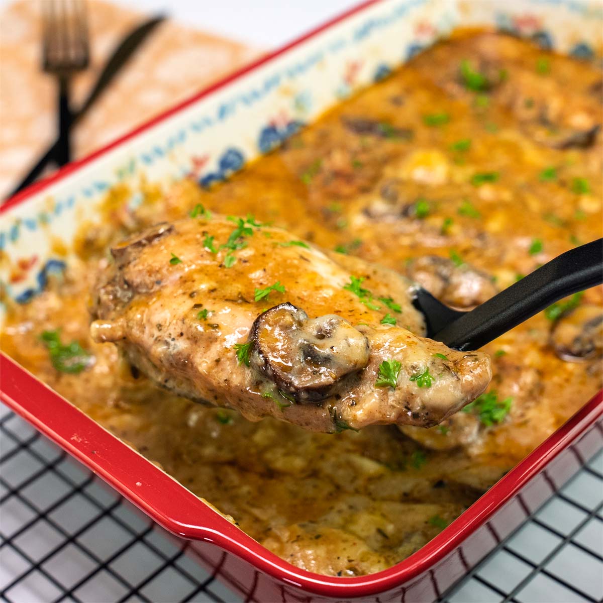 Cheesy Baked Chicken with Cream of Chicken Soup (Easy & Quick)