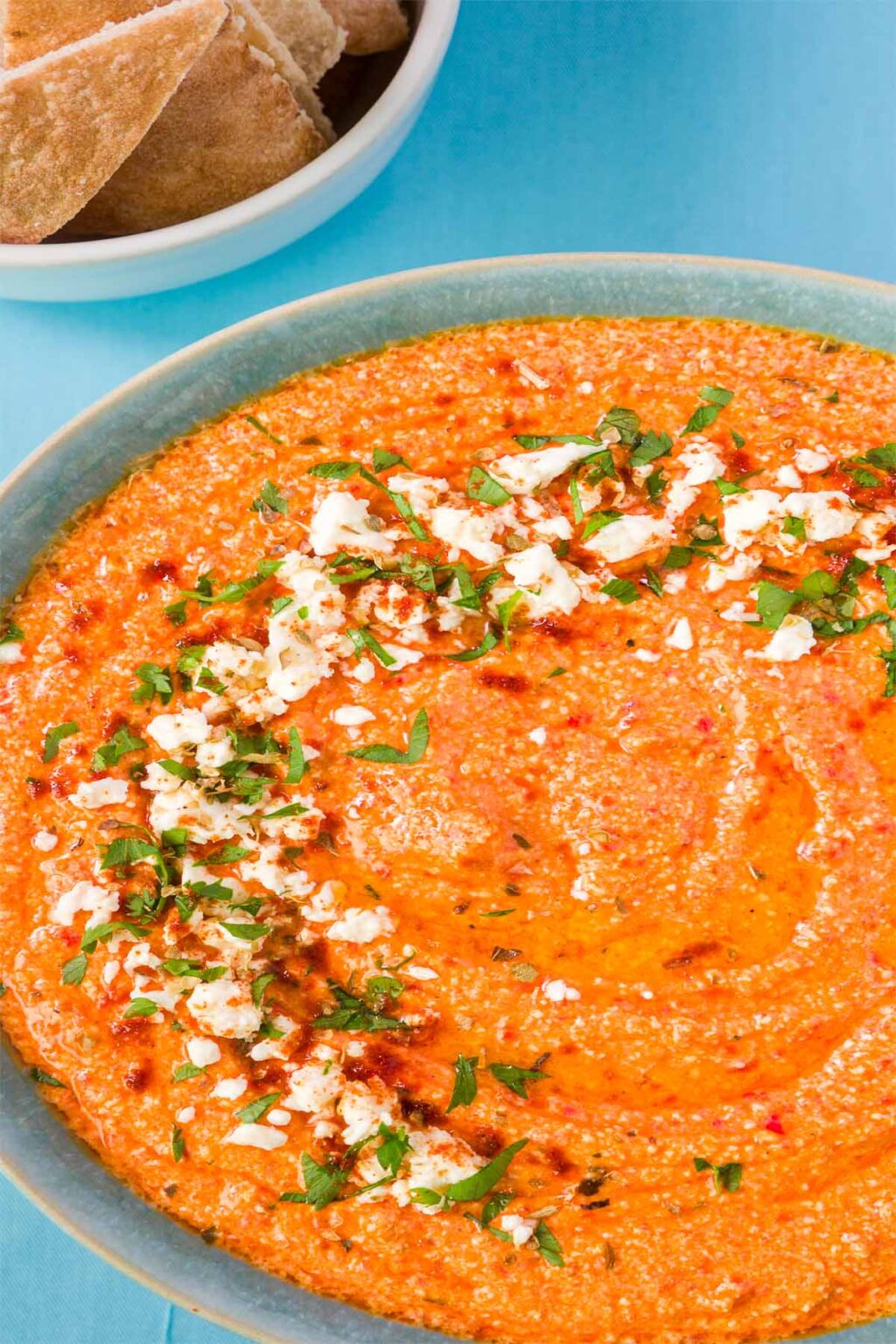 Greek Spicy Feta Dip (Tirokafteri) - Easy 5-Minute Recipe