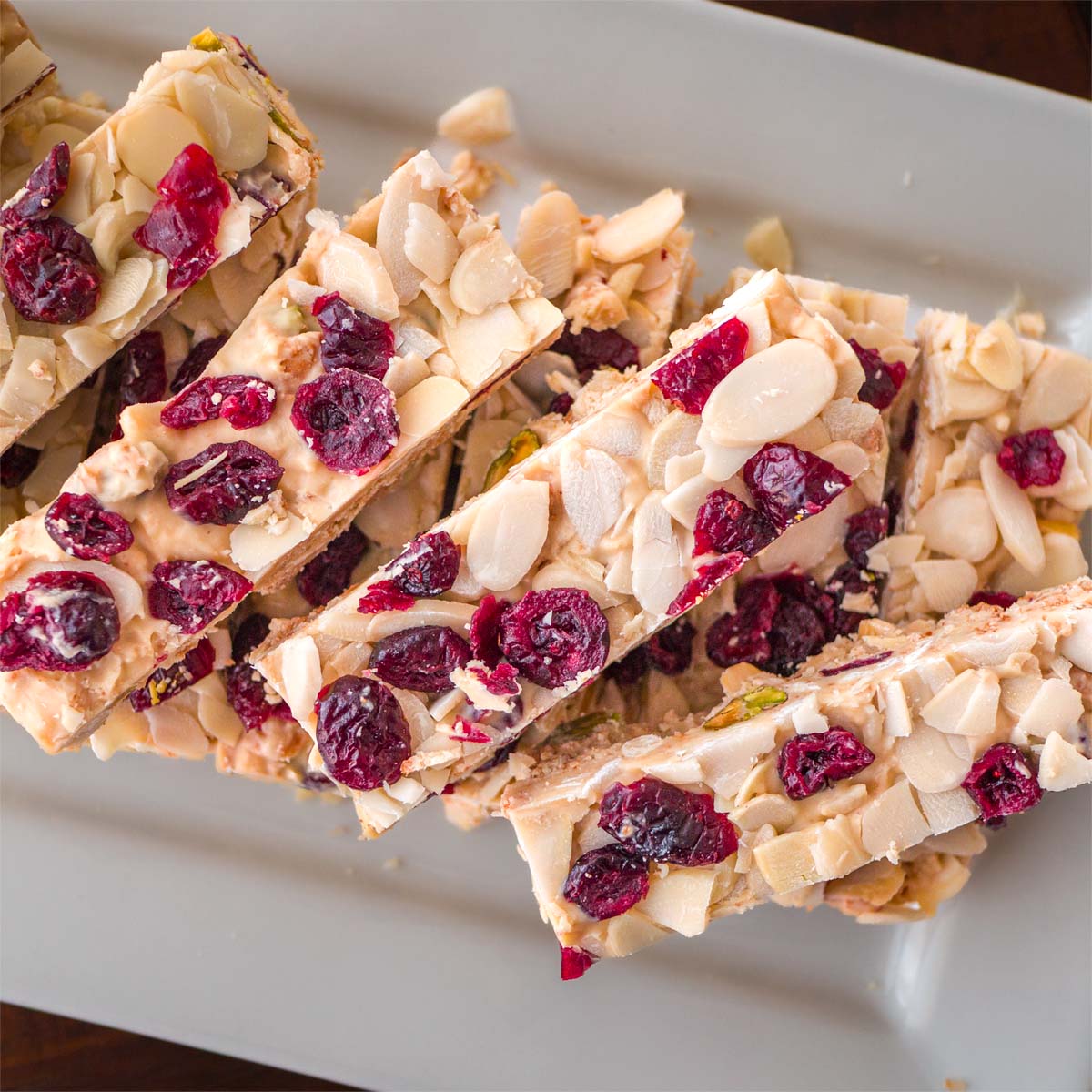 White Chocolate Almond Nougat (Easy No-Bake Recipe)