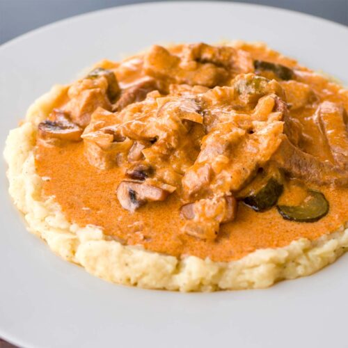 Easy Pork Stroganoff Recipe with Mushrooms