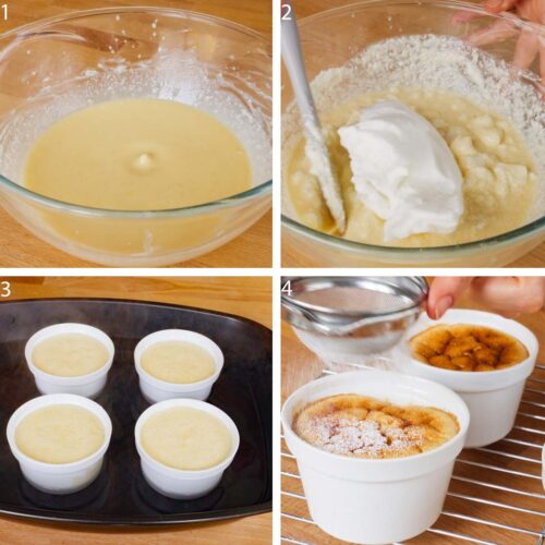 Lemon Pudding Cake Recipe (Two Layers, Soft Sponge & Creamy Pudding)