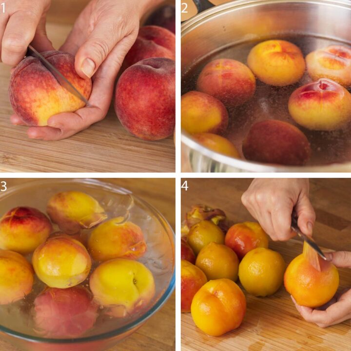 How to Peel Peaches Quickly (Easy Blanching Method)