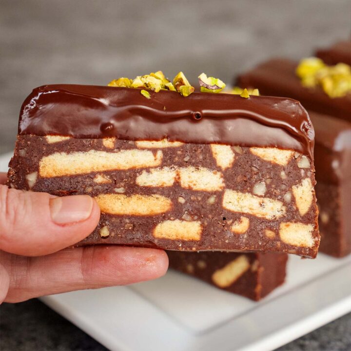 Chocolate Biscuit Cake (No-Bake)