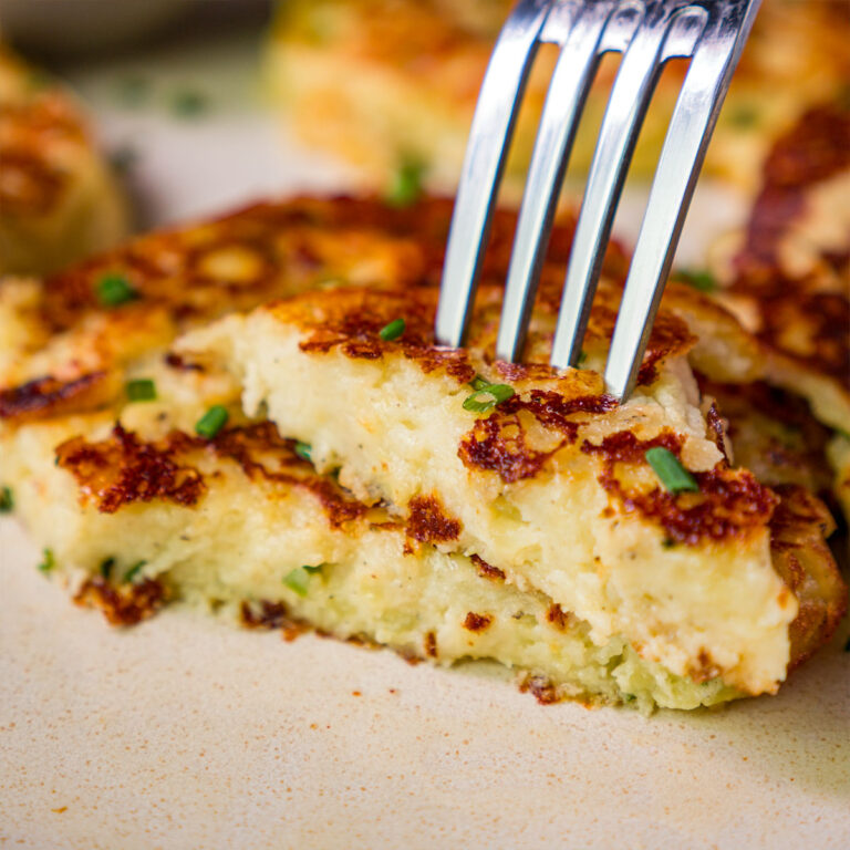 Leftover Mashed Potato Pancakes (Easy & Quick & Crispy)