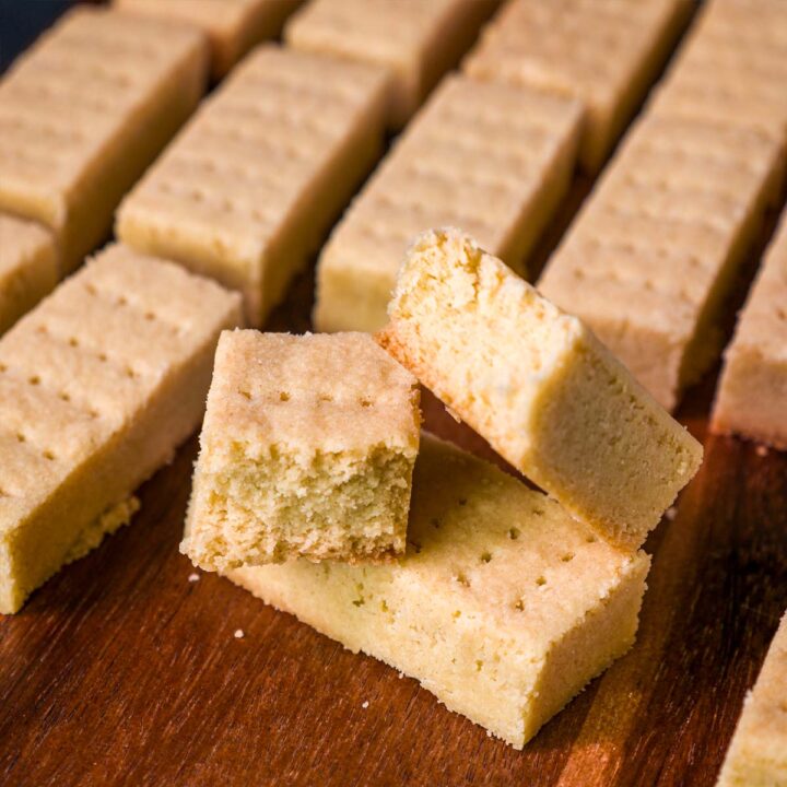 Traditional Shortbread Cookies (Just 4 Ingredients + No Eggs)