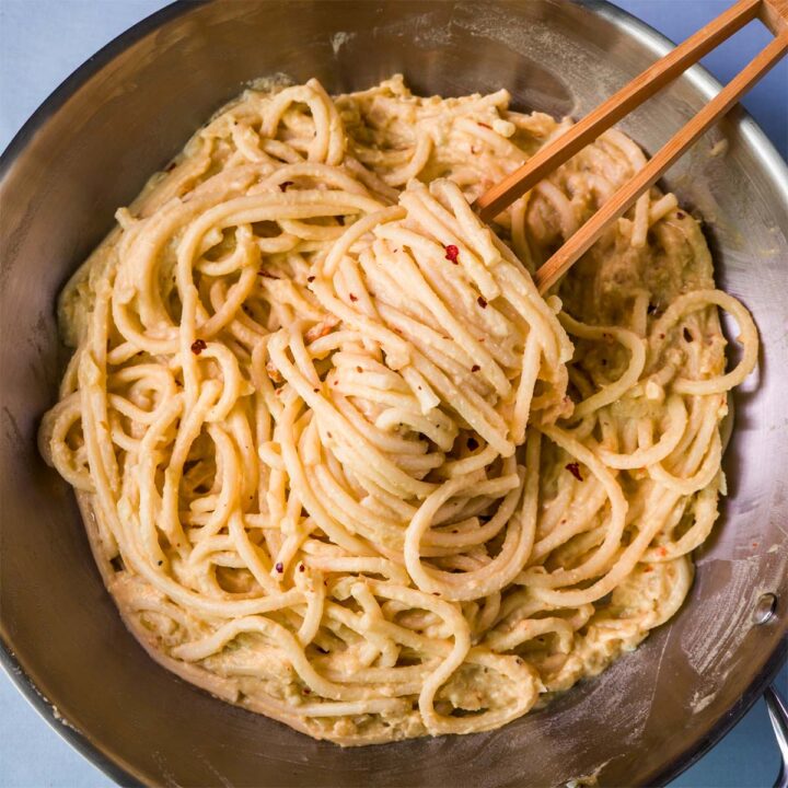 Creamy Hummus Pasta Recipe (Ready in 15 Minutes, No Cream)