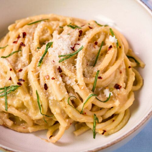 Creamy Hummus Pasta Recipe (Ready in 15 Minutes, No Cream)