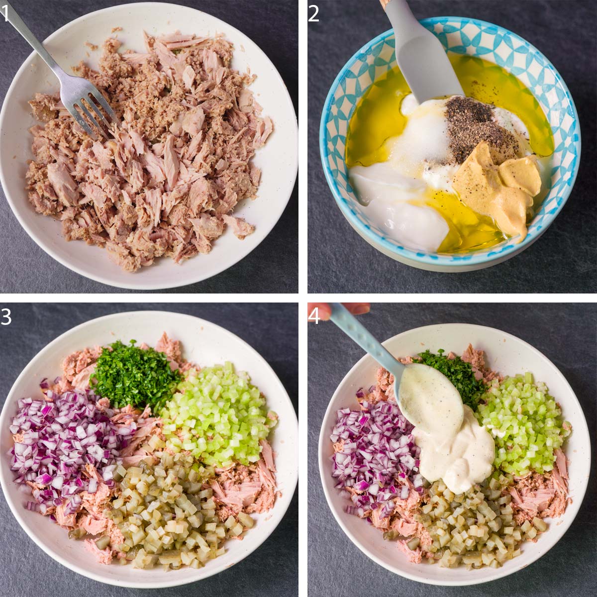 Tuna Salad with Greek Yogurt (No Mayo) - Creamy and High-Protein