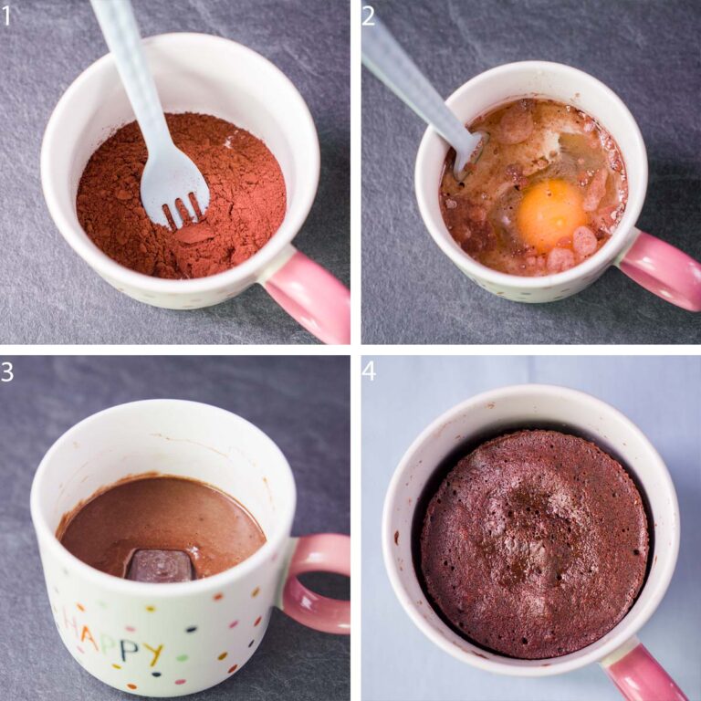 Chocolate Lava Mug Cake (Quick Microwave Dessert)