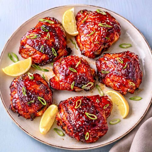 Oven-Baked Gochujang Chicken Thighs (Sticky, Crispy, Easy)