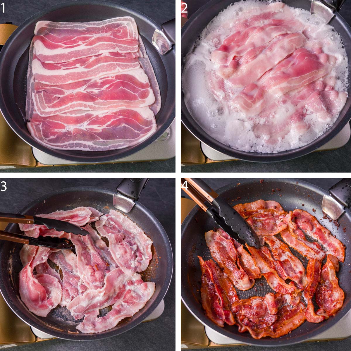 How to Cook Bacon on the Stove (Water Method, Less Splatter)